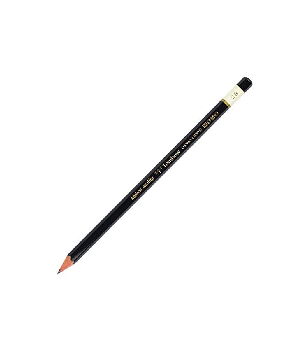 (2B) - Tombow MONO Drawing Pencil, 2B, Graphite 12-Pack - Yabani-Ya Store