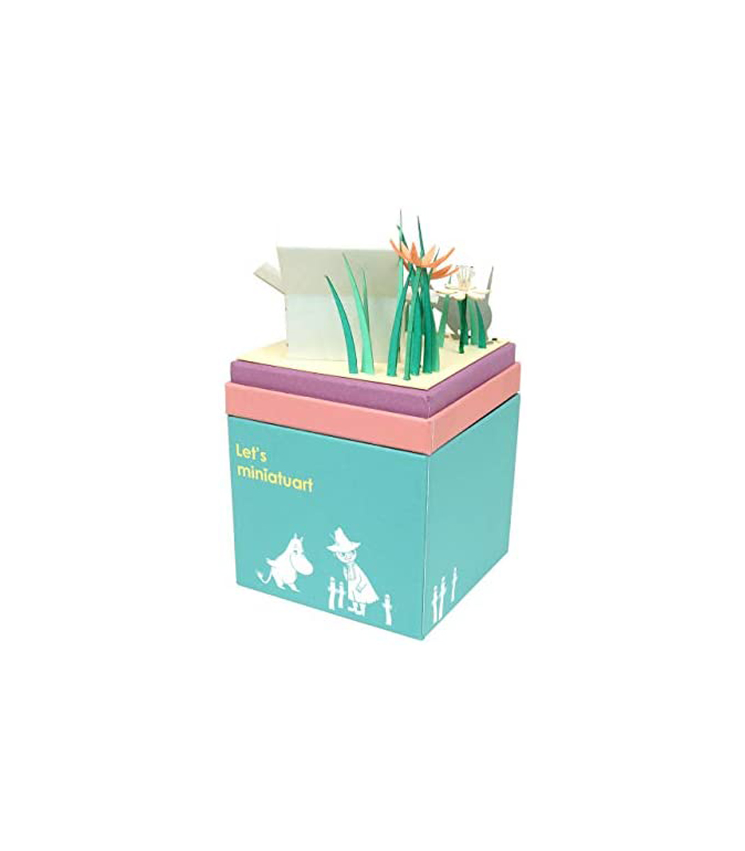 Sankei Moomin Mini Mini Chibi in Box Papercraft MP09-02 - Yabani-Ya Store